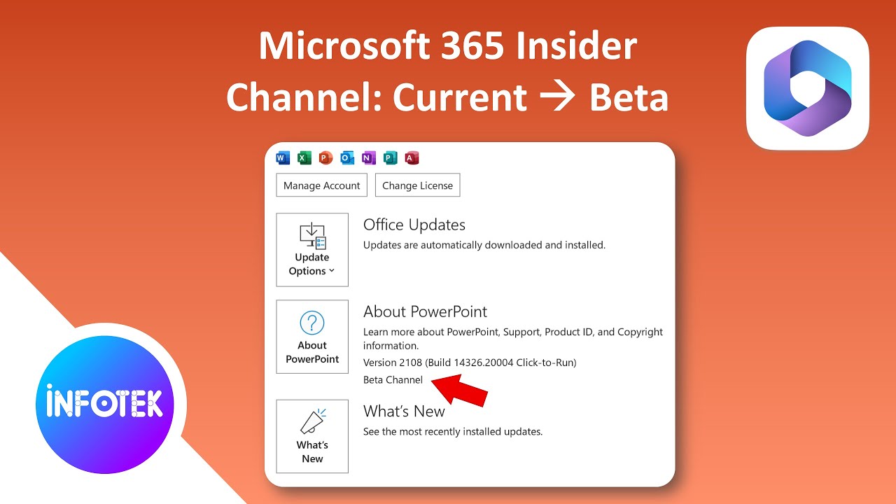 Hướng dẫn đổi update channel của Microsoft Office 365 - YouTube