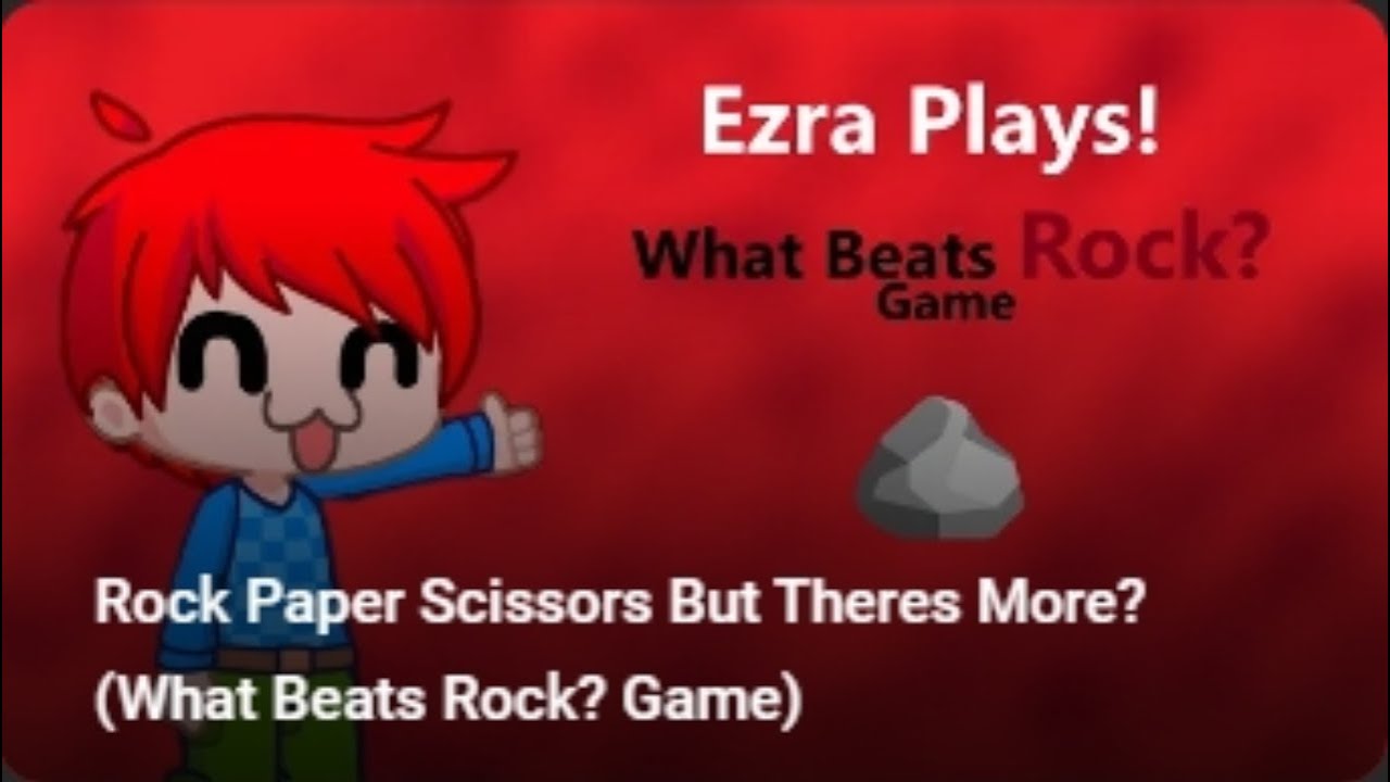 Rock Paper Scissors But There's More? (What Beats Rock Game) - YouTube