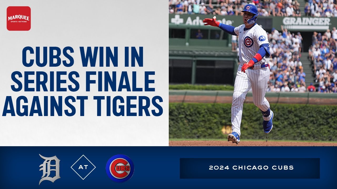 RECAP: Cubs take series against Tigers - YouTube
