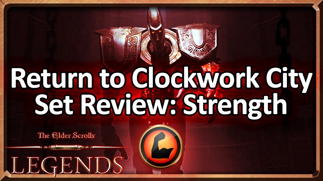 (TES: Legends) Return to Clockwork City Set Review - Strength - YouTube