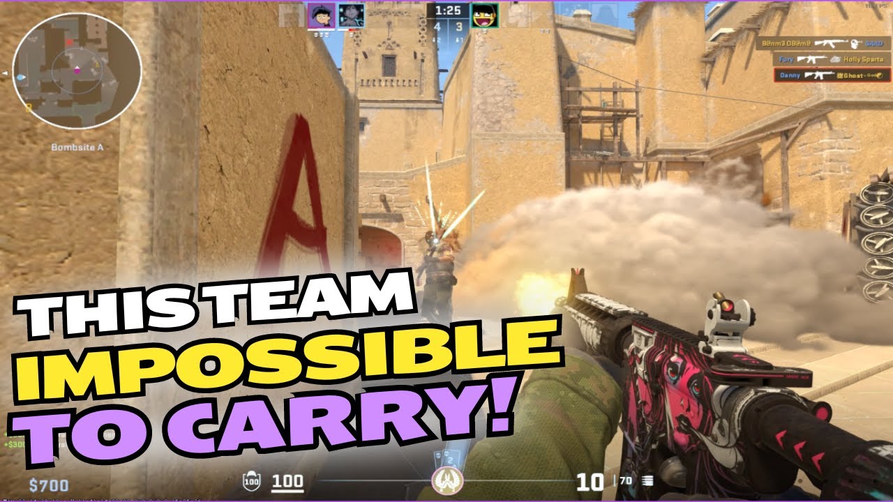 This Team was Impossible to Carry, in CS2 - YouTube