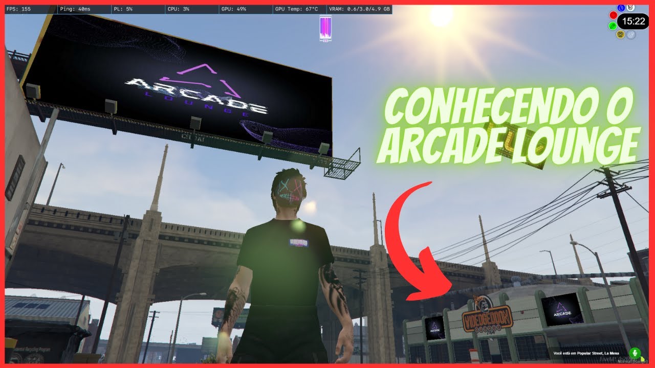Conhecendo o Arcade Lounge - Cidade Orion Rp - YouTube