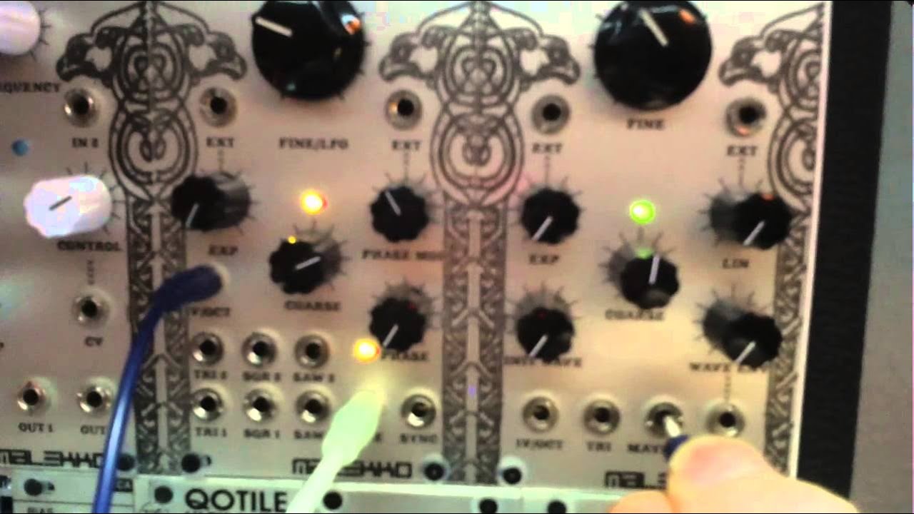 vintage wiard anti-oscillator eurorack module, the tamed and the wild ...