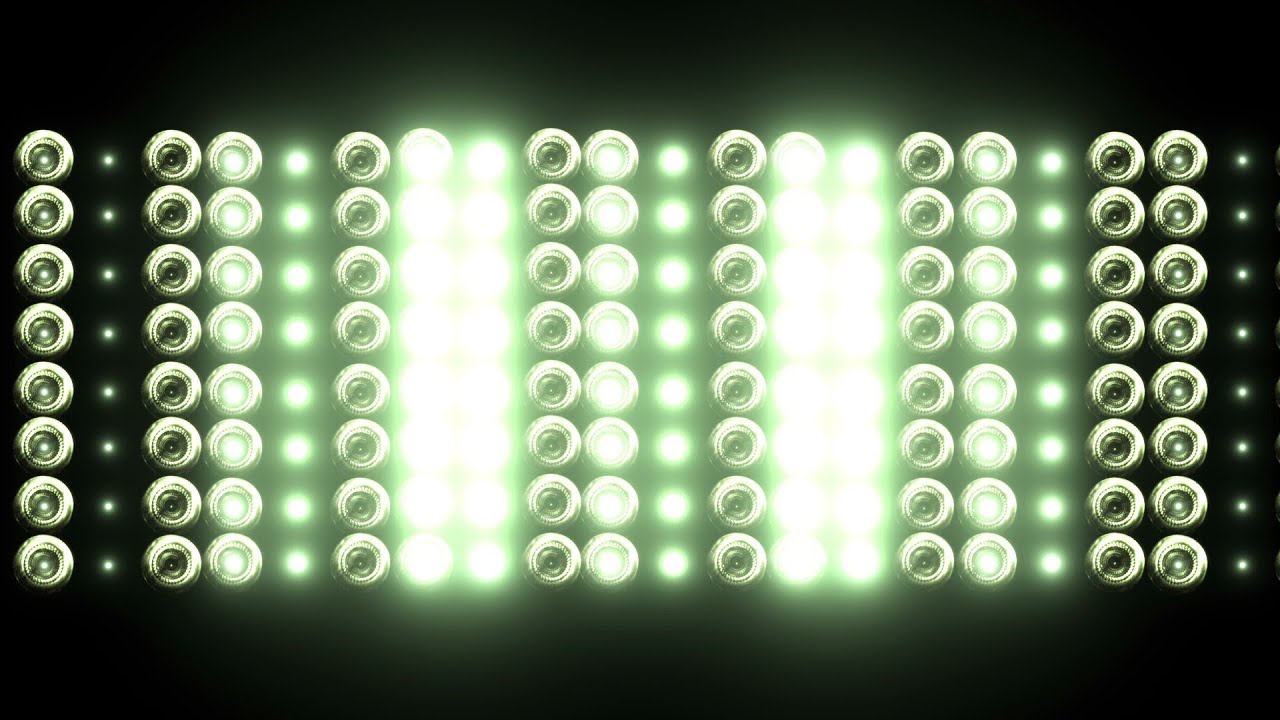Big Horizontal Flashing Floodlights - free HD vfx footage - YouTube