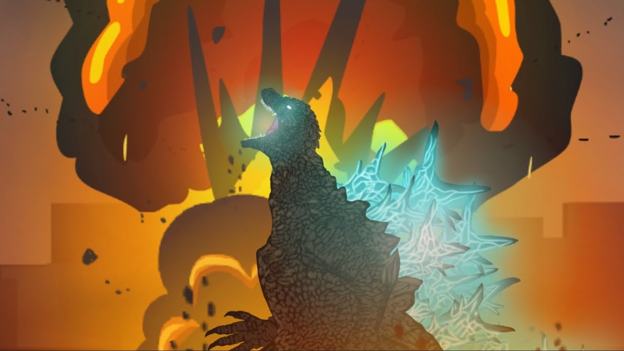 Godzilla Minus One Atomic Breath animation | Godzilla Fan animation ...