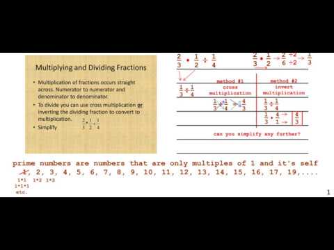 Review Multiply and Divide Fractions - YouTube