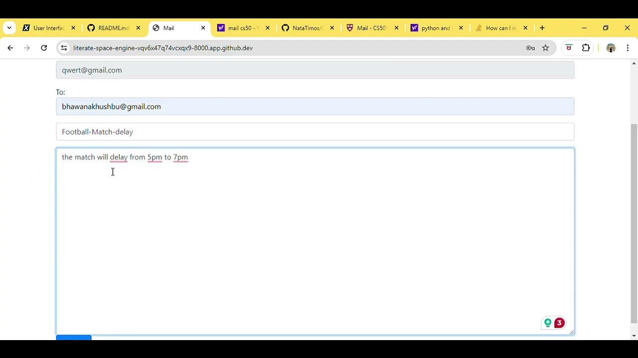 Harvard CS50 Web | Project 3 - Mail - YouTube