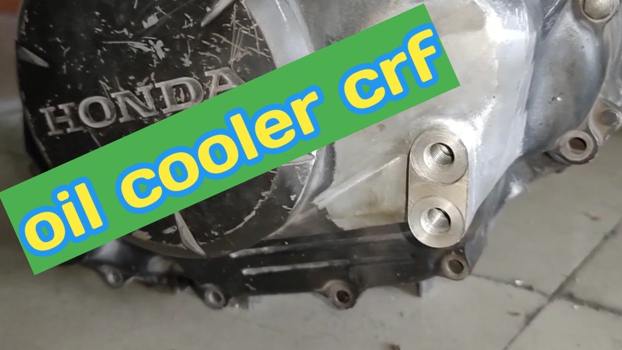 oil cooler crf || aluminium welding || brazing aluminium - YouTube