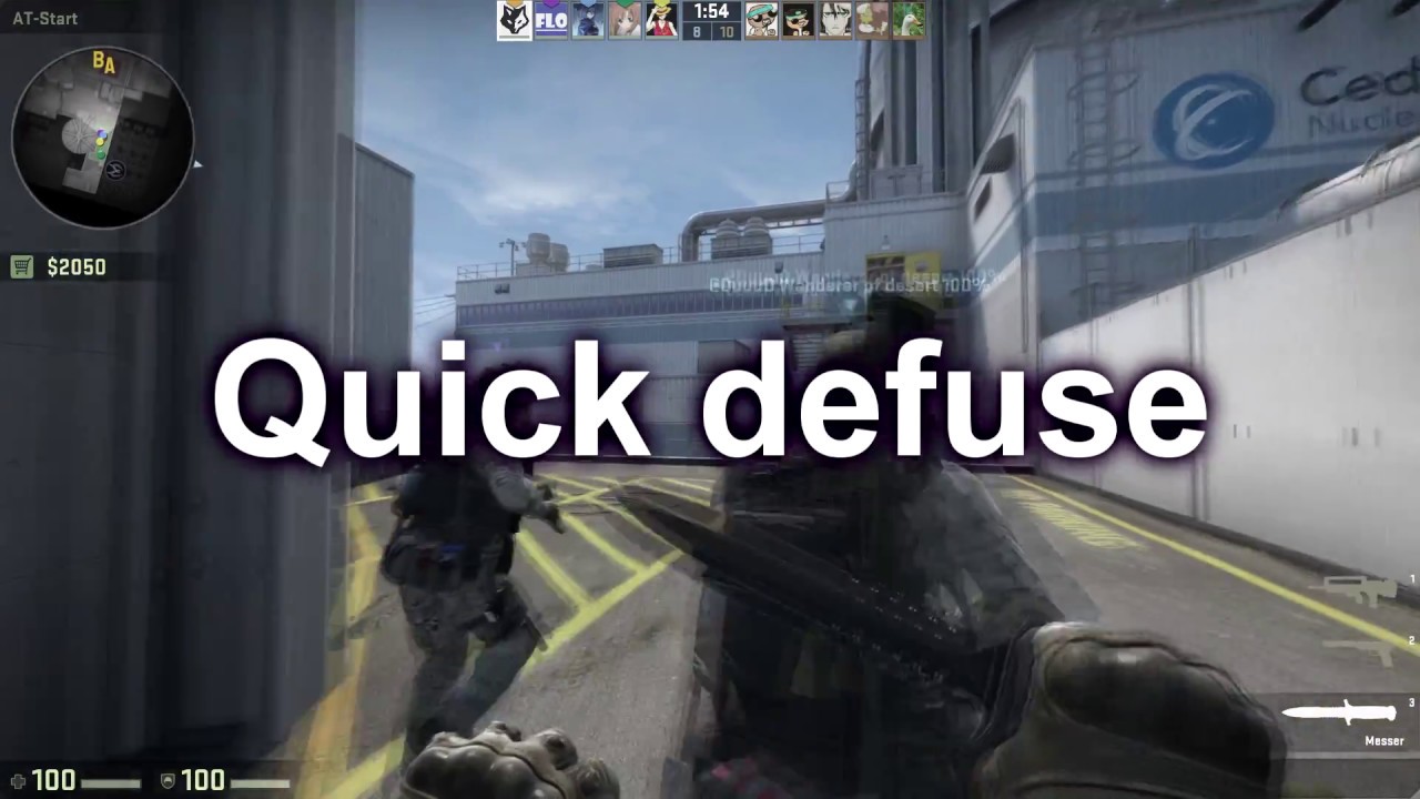 QUICK DEFUSE in CS:GO!! | MoFlo - YouTube