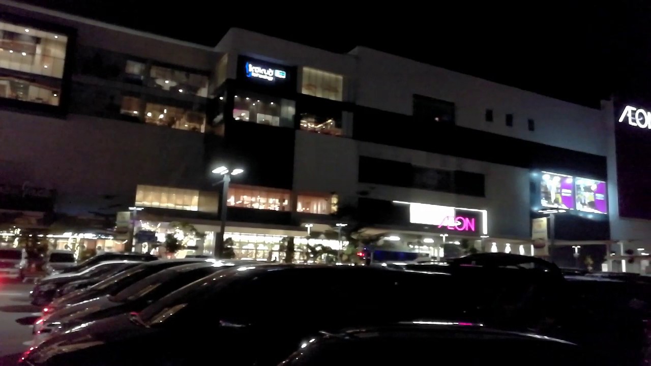 Aeon Mall BSD at Night Bumi Serpong Damai Tangerang Indonesia - YouTube