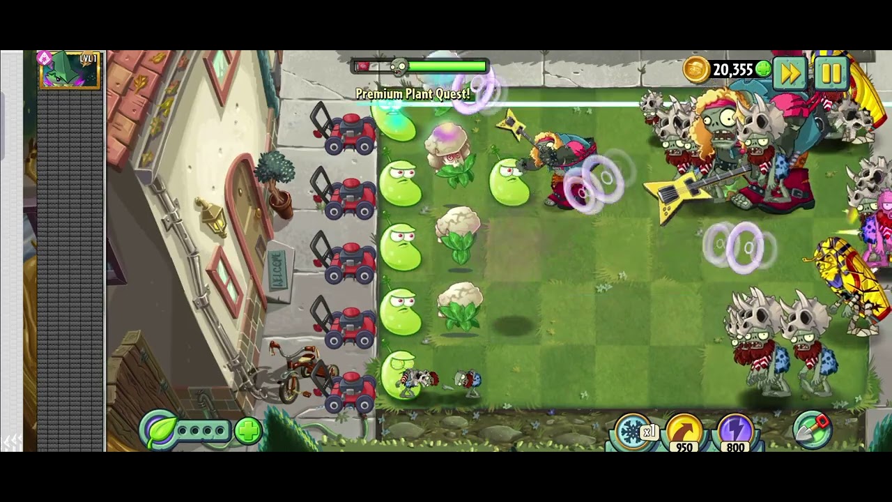 PLANTS VS ZOMBIES 2 ENCHANT MINT EASY WALKTHROUGH - YouTube