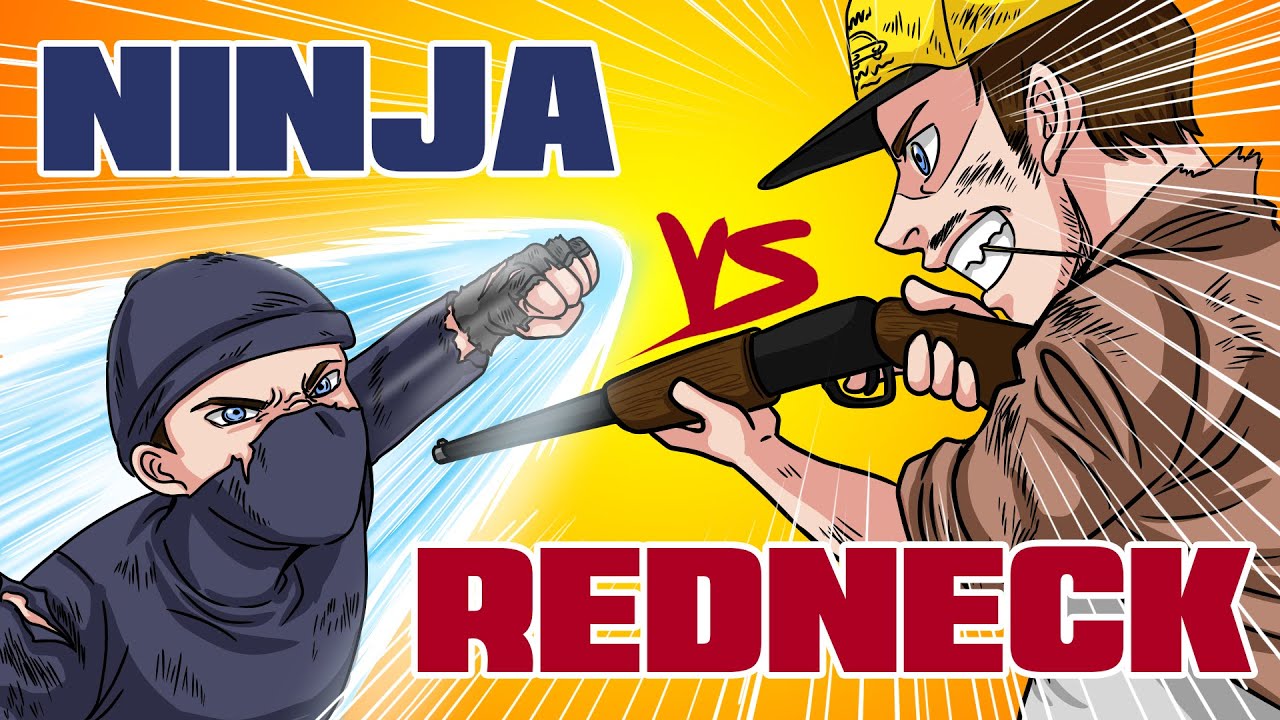 Redneck vs Ninja (Deadliest Warrior Parody Skit) - YouTube