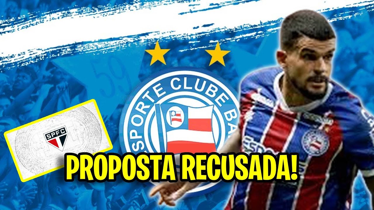 🚨Negócio travado Bahia rejeita oferta do São Paulo por Cauly - YouTube