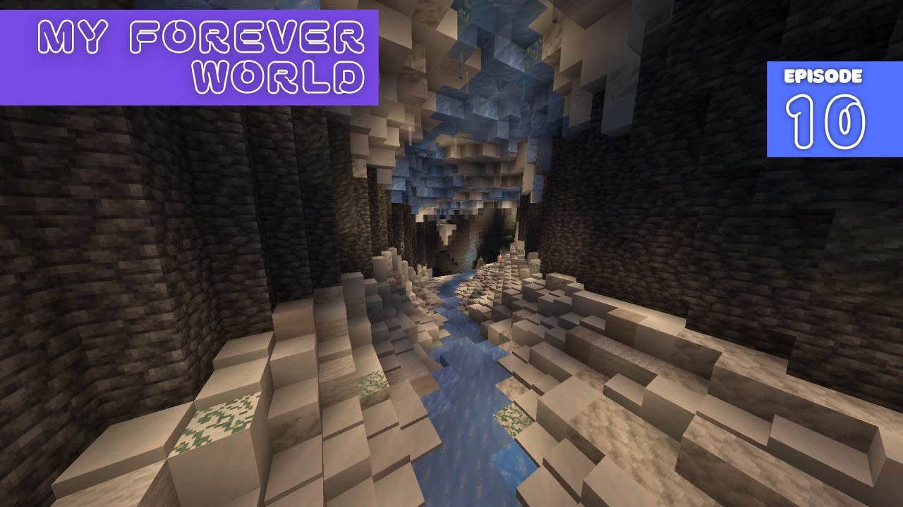 Finishing my icy cavern! - YouTube