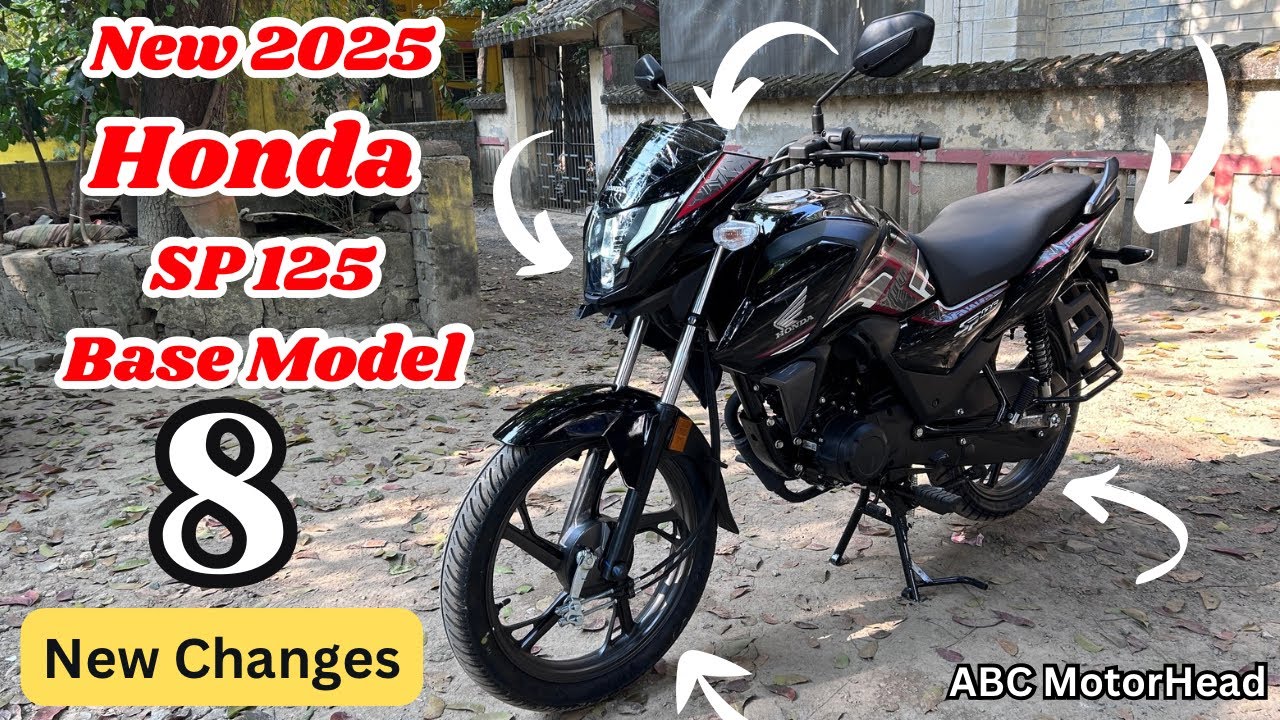 All New 2025 Honda SP125 OBD 2B Drum Base Model Review | New Update On ...
