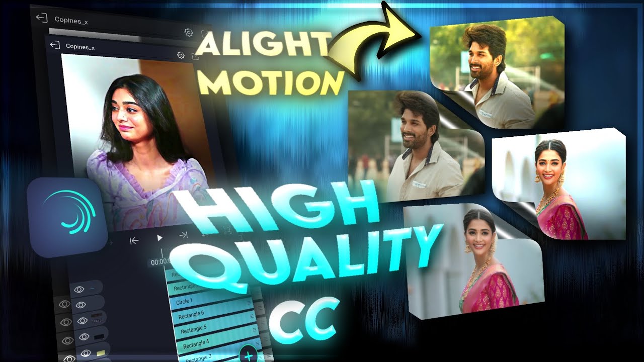 CC like AE | ALIGHT MOTION 4K CC Tutorial - YouTube