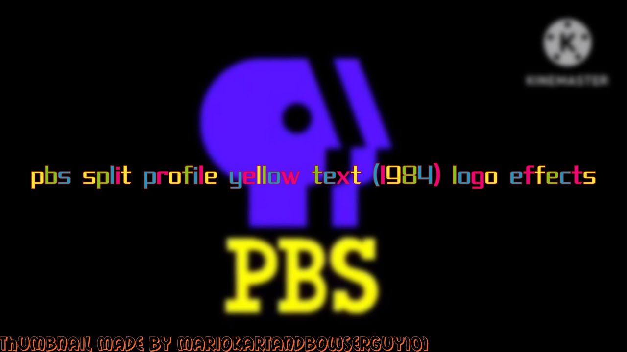 pbs split profile yellow text (1984) logo effects - YouTube