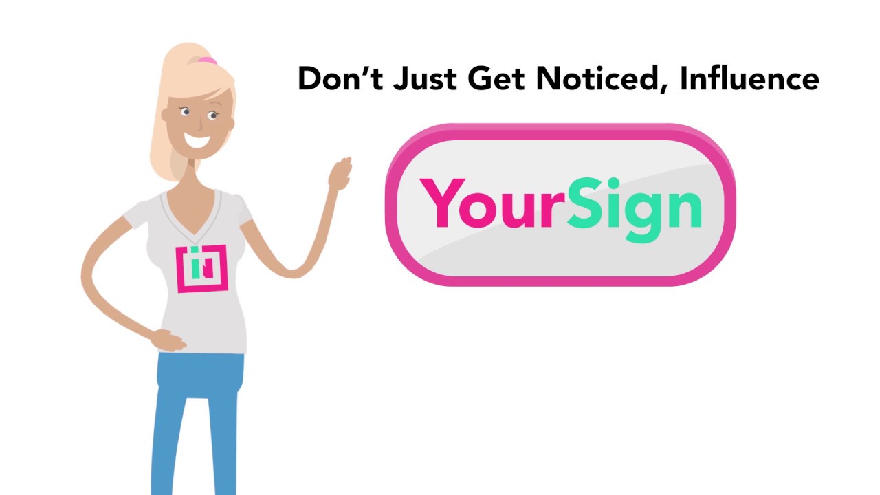 Influence Signs and Graphics 30 second explainer video - YouTube