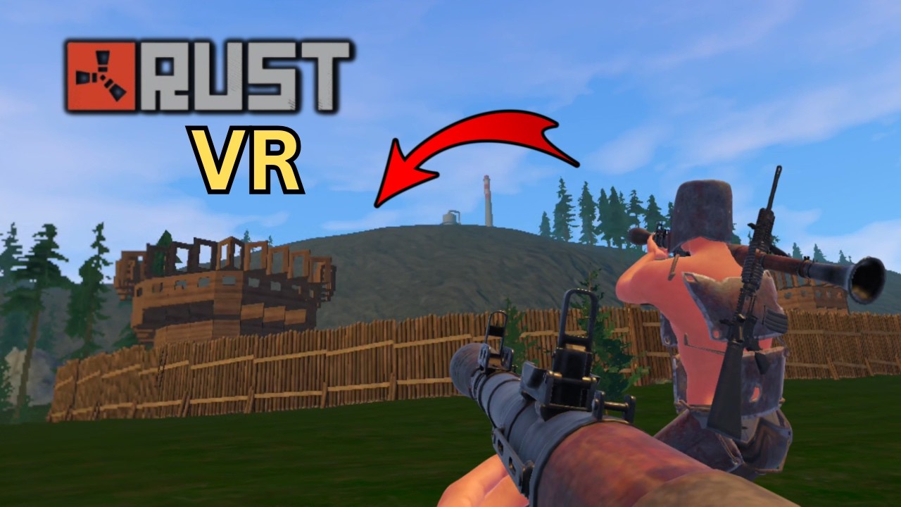 RAIDEAMOS la base MÁS GRANDE de RUST VR - YouTube