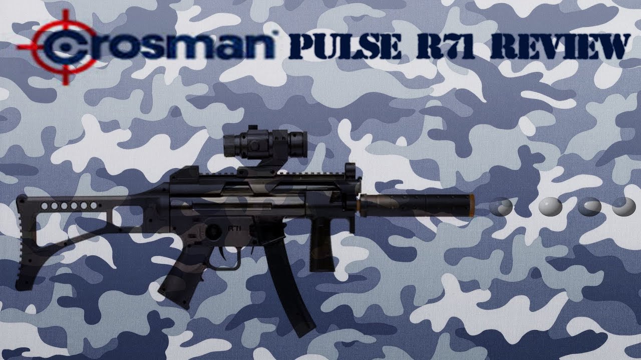 Airsoft Crosman Pulse R71 Review+Shooting Test - YouTube
