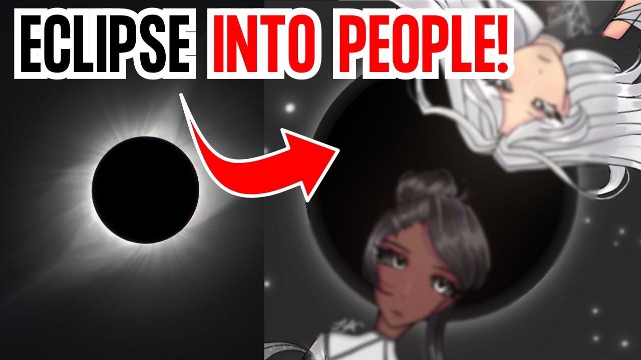 Drawing The Solar Eclipse As humans! ( LATE! ) - YouTube