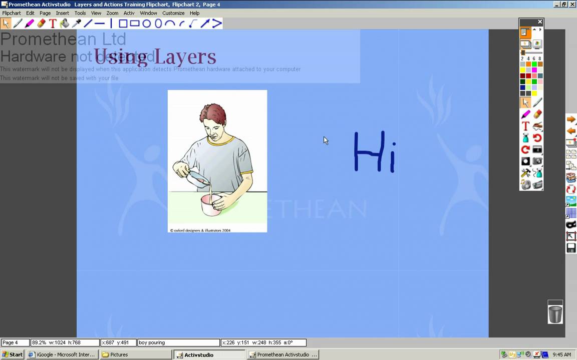 ActivStudio: Using Layers in a Flipchart, Part Two - YouTube