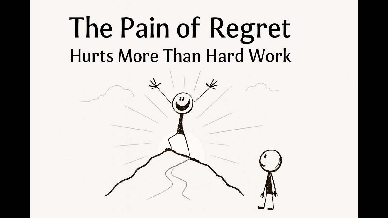 The Pain of Regret Hurts More Than Hard Work - YouTube