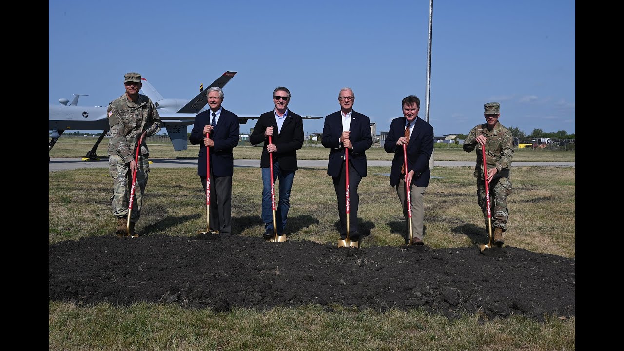 ND Air National Guard Facility Groundbreaking - YouTube