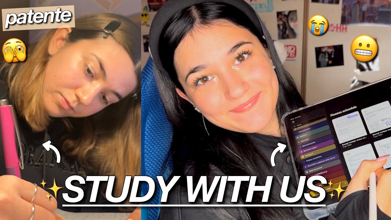 STUDIO MATTO E DISPERATISSIMO😩📝 // study with us - YouTube