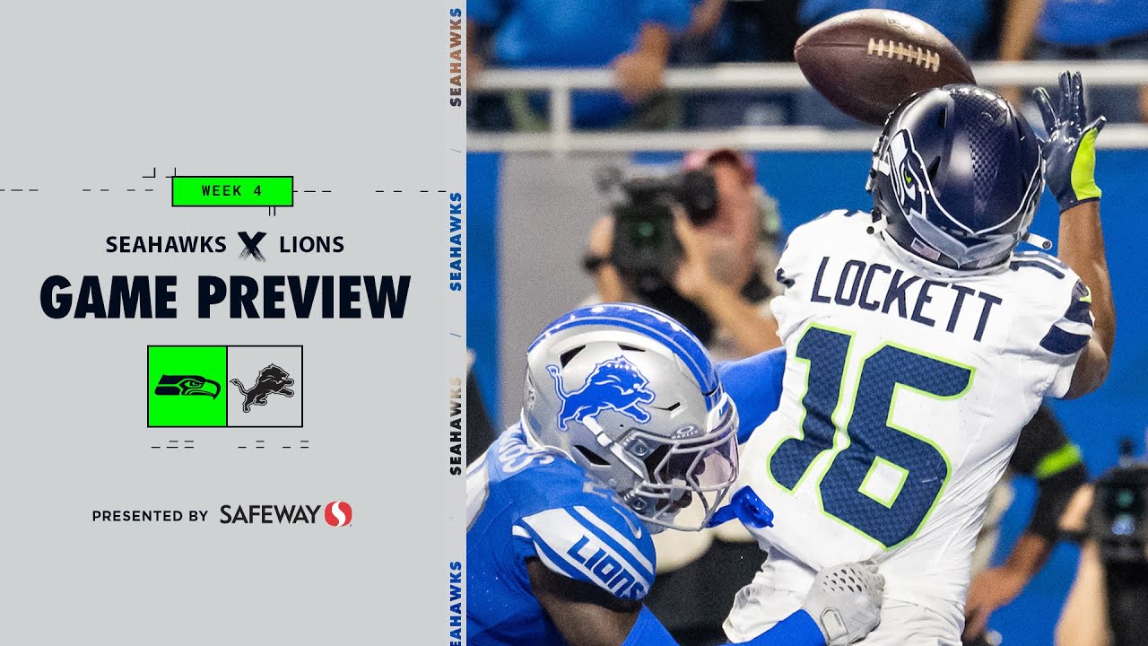Seahawks at Lions Game Preview - 2024 Week 4 - YouTube