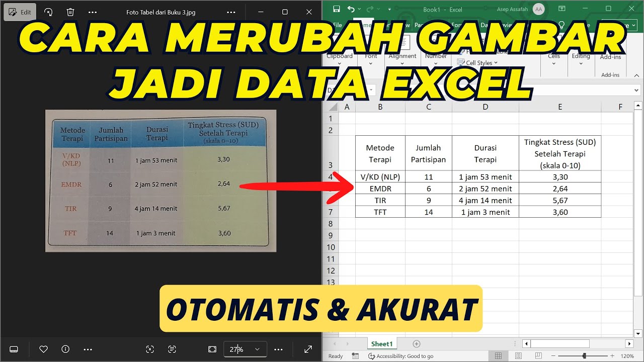 Cara Merubah Gambar atau Foto Jadi Data Excel dengan Otomatis dan ...