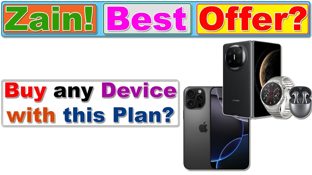 zain 3 sim offer! || 2025 best package to buy Smartphone with this zain ...