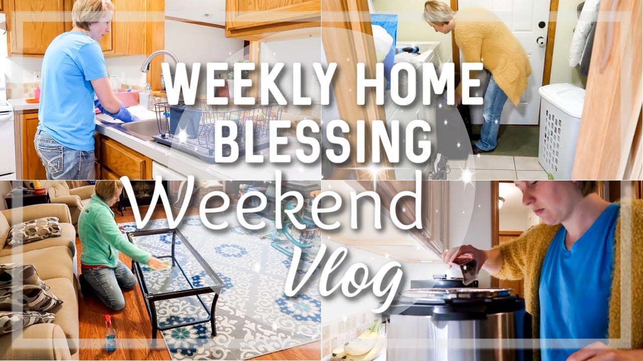 WEEKLY HOME BLESSING | WEEKEND VLOG | FlyLady Cleaning System | Full ...