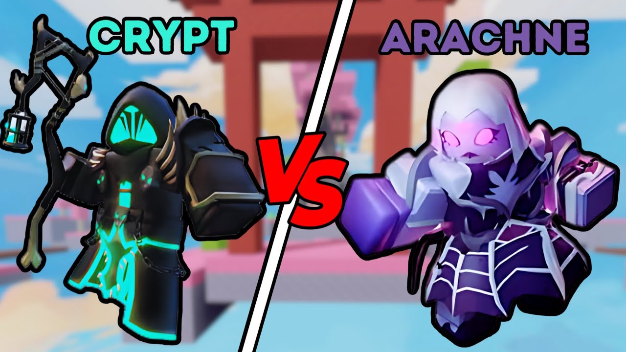Crypt Kit Vs. Arachne Kit In Roblox Bedwars! - YouTube