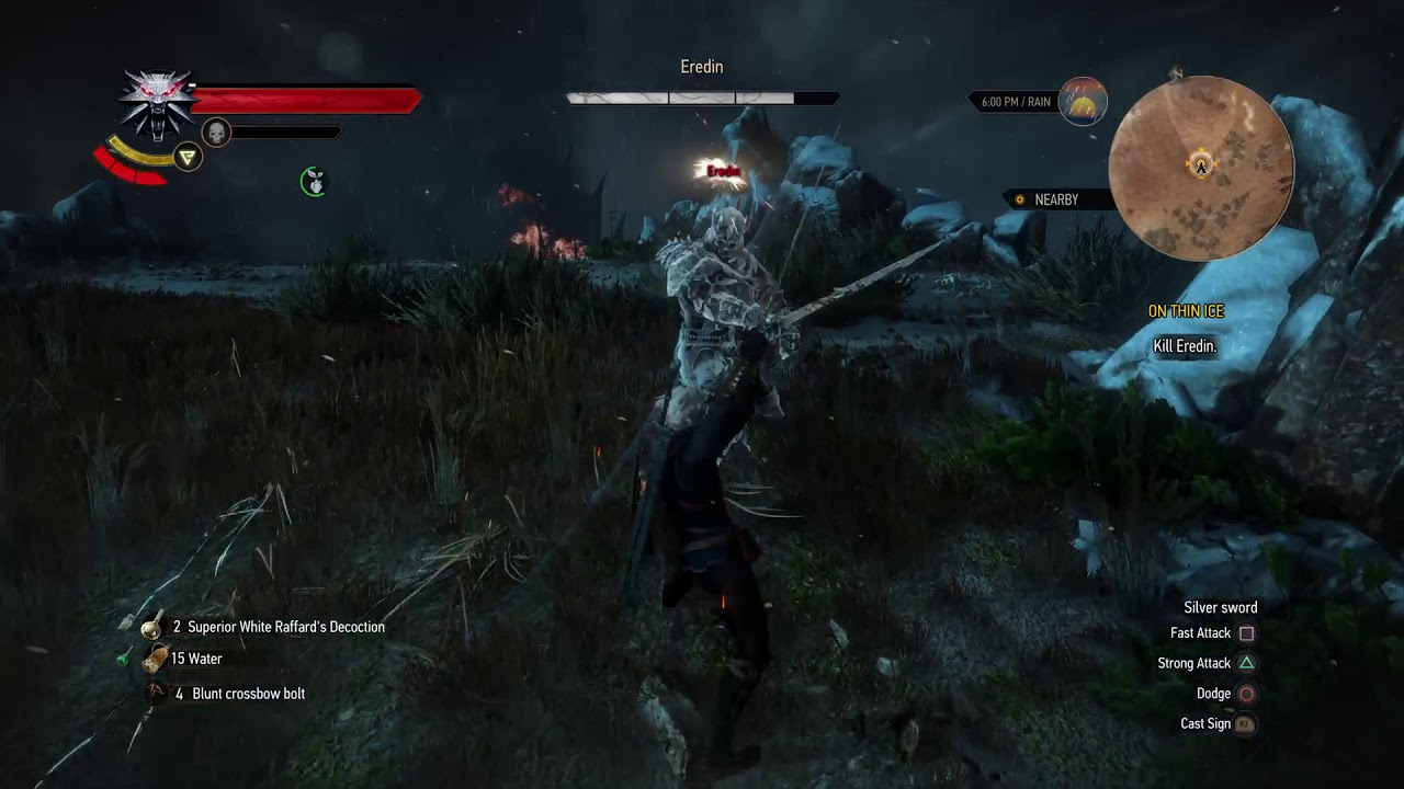 The Witcher 3: Wild Hunt Eredin Final boss battle - YouTube