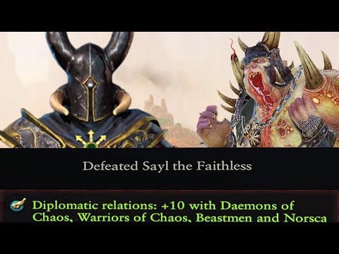 Sayl's Defeat Trait Improves Diplomacy with All Chaos Factions