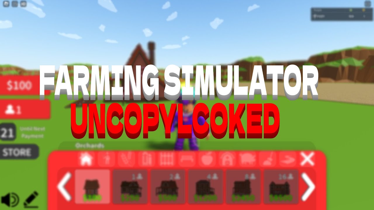🔥Roblox Studio | Farming Simulator | Uncopylocked🔥 - YouTube