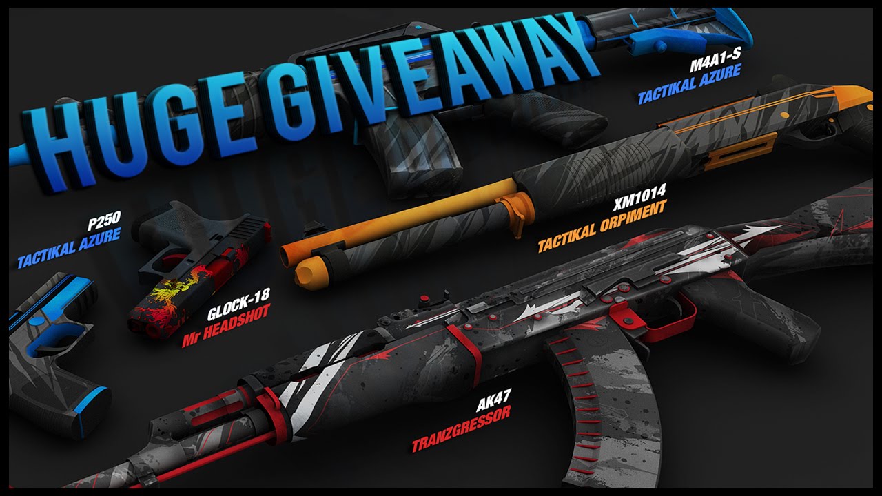 HUGE CS:GO CAMO GIVEAWAY!! (Includes: 6 Different Camos + Butterfly ...