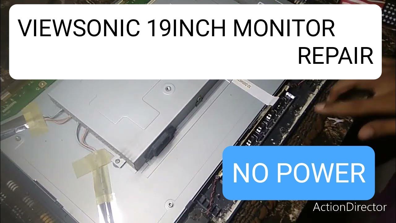 viewsonic 19inch monitor repair #viewsonic va1912wb-3 repair #no power ...