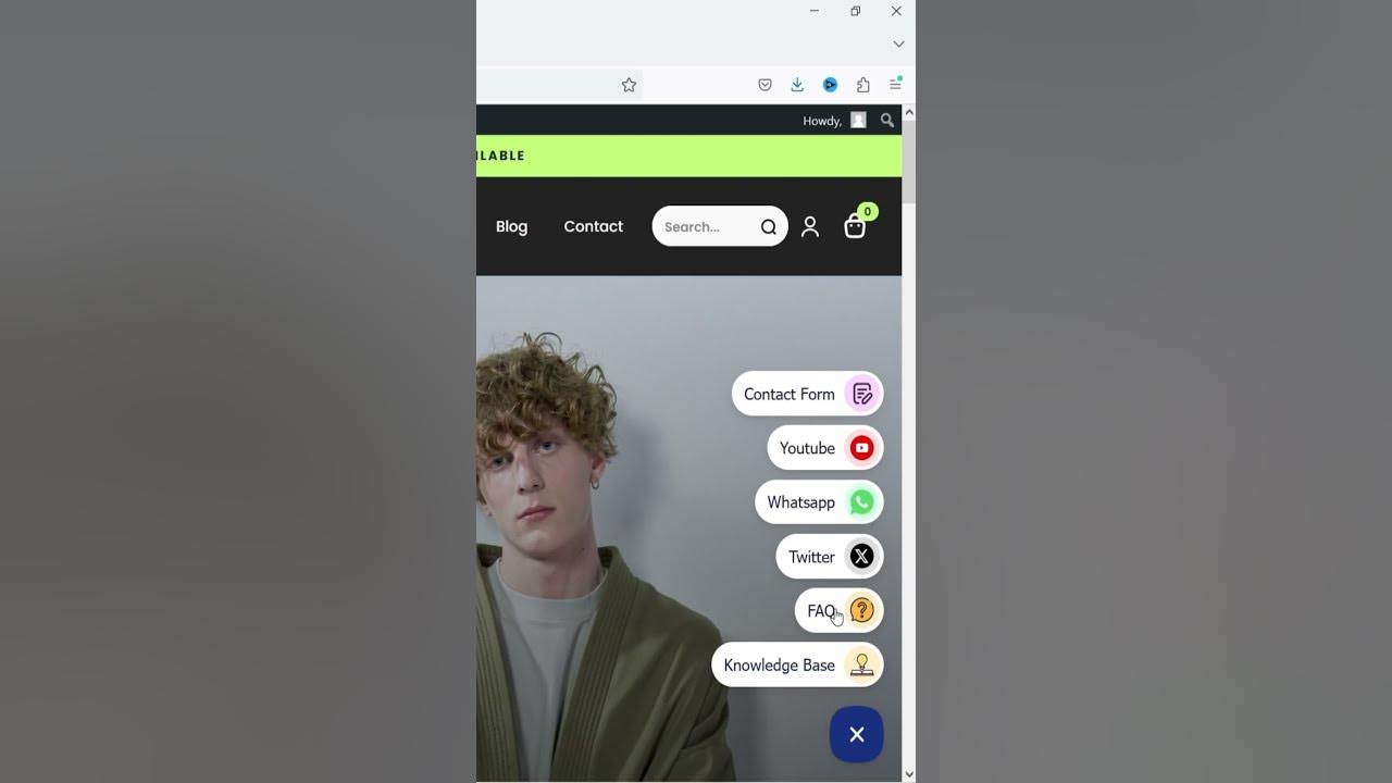 Free Floating Contact Button Plugin For WordPress - YouTube