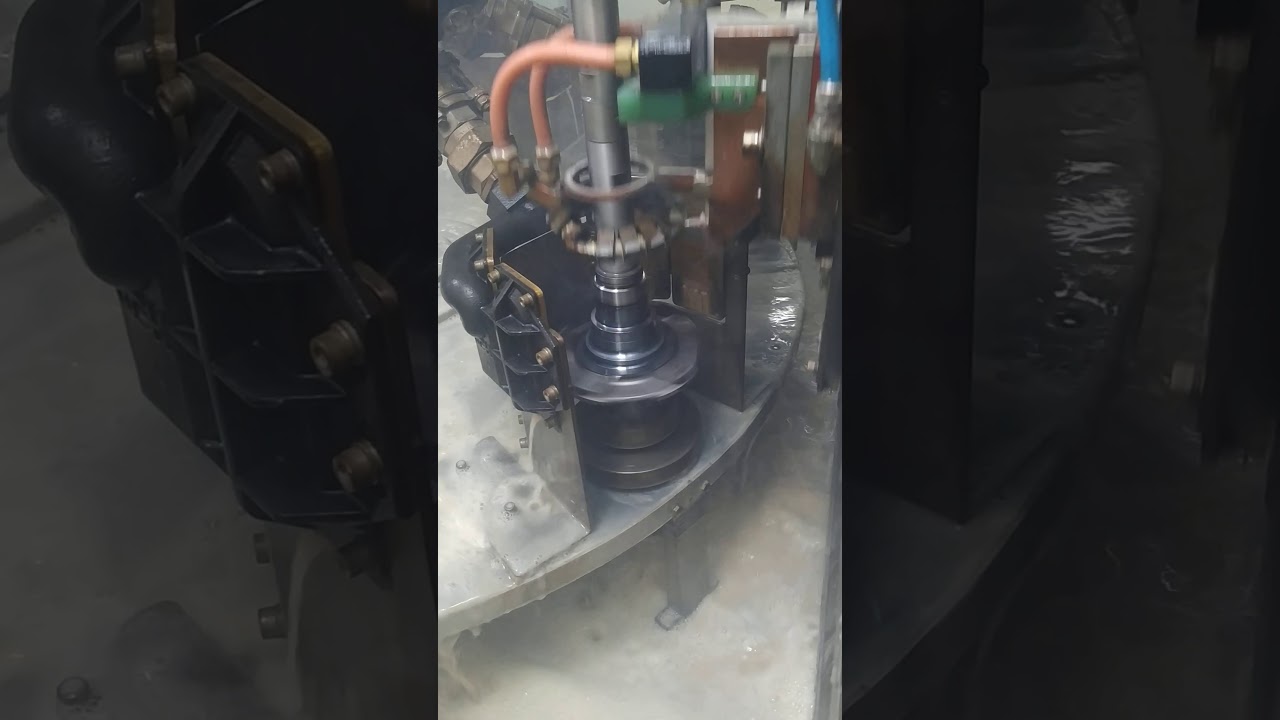 Induction Heating Inner Ring Single Shot Hardening - YouTube