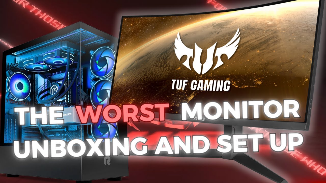 WORST MONITOR SETUP + UNBOXING - YouTube