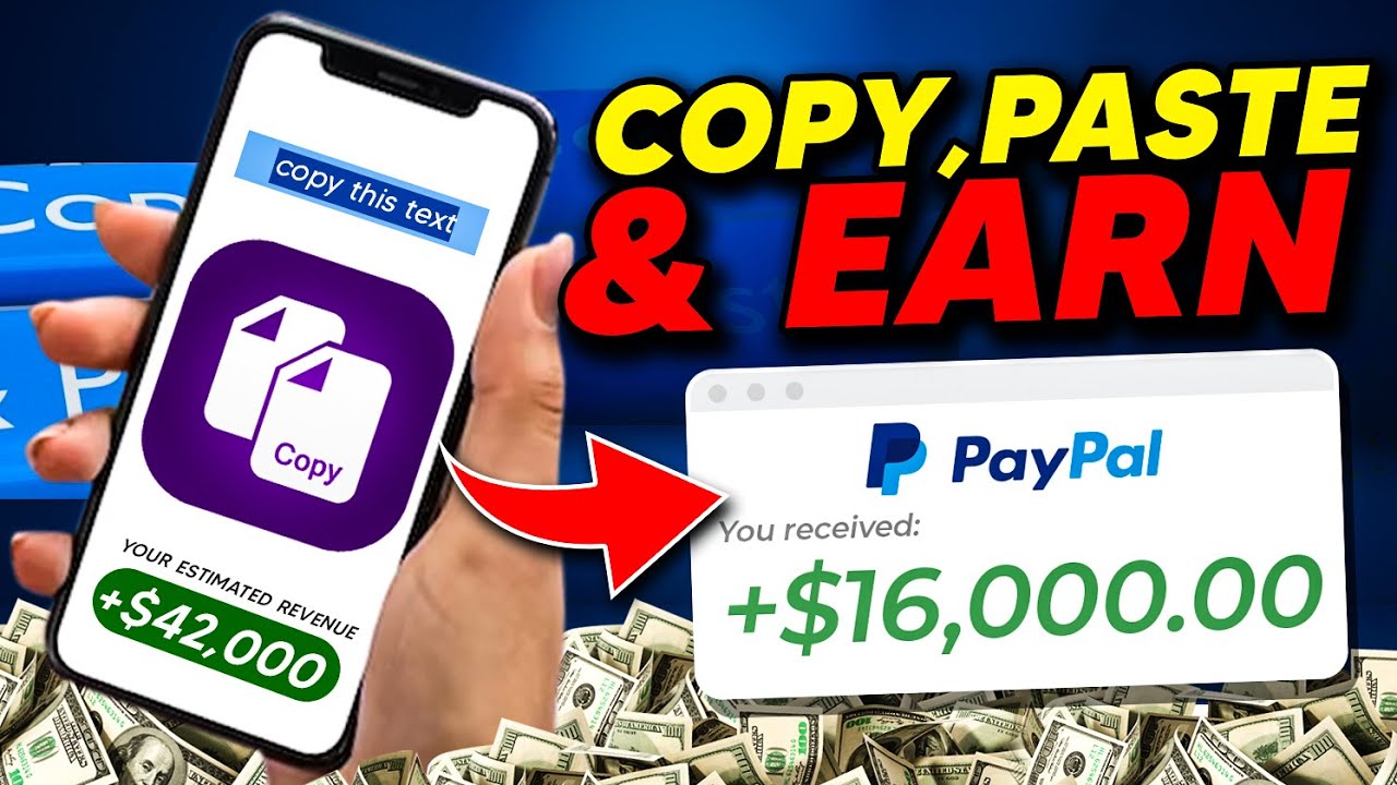 Earn $16,000 Just By Copying & Pasting! (Making Money Online From Home ...
