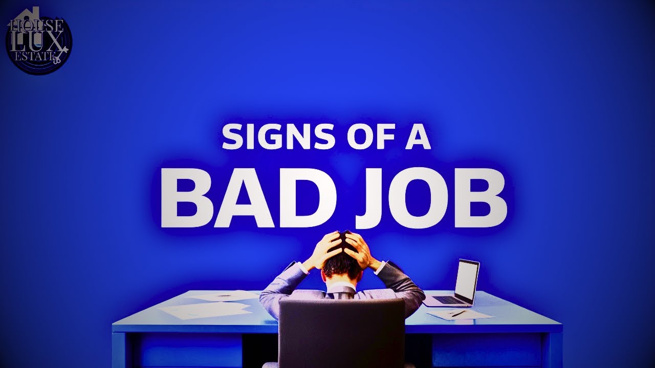 10 Signs Your Job Is Bad For You - YouTube