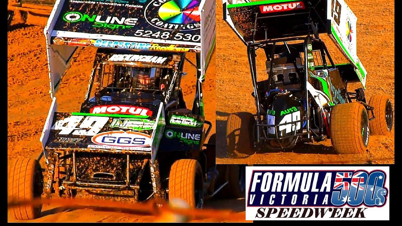 Formula 500 Heat 1b Speedweek Blue Ribbon Raceway Horsham 30-12-2017 ...