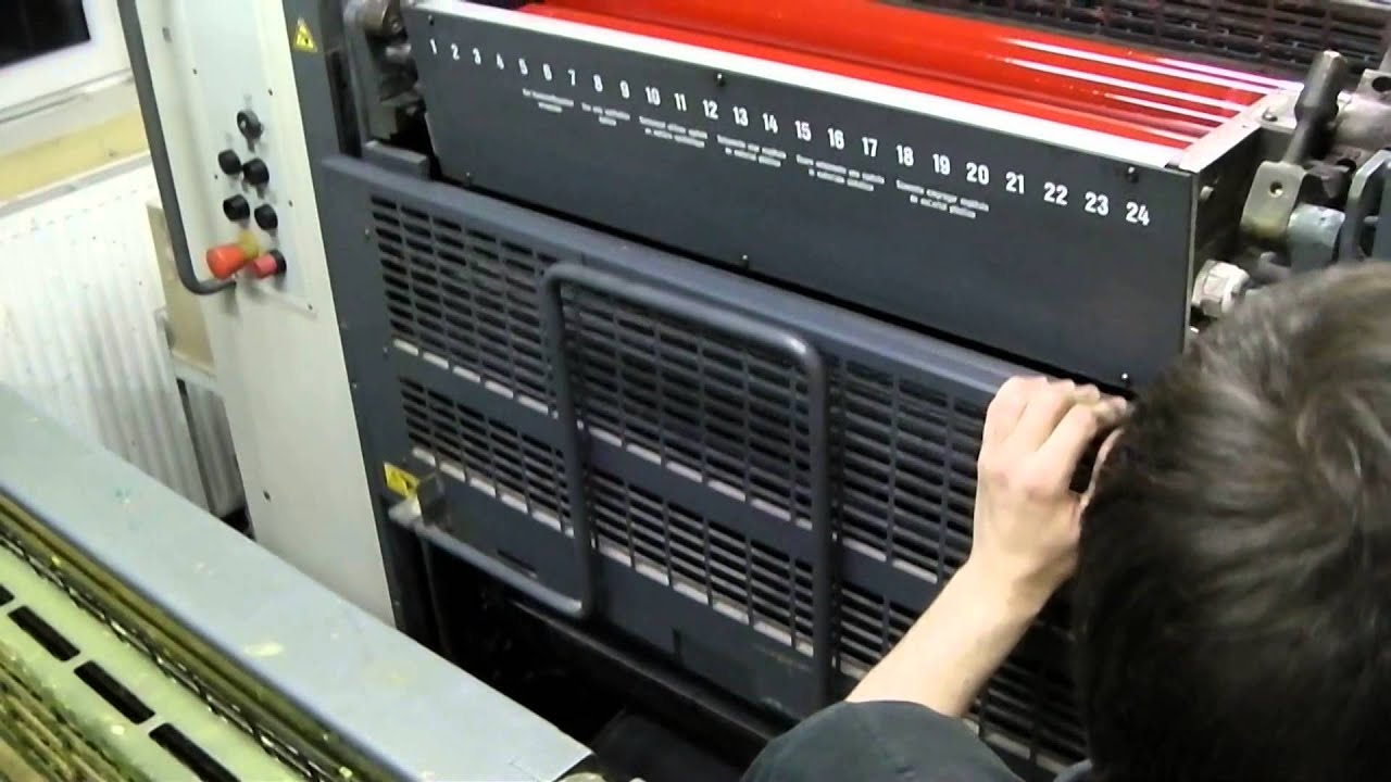 MAN ROLAND 304 age 2002 - CPL - YouTube