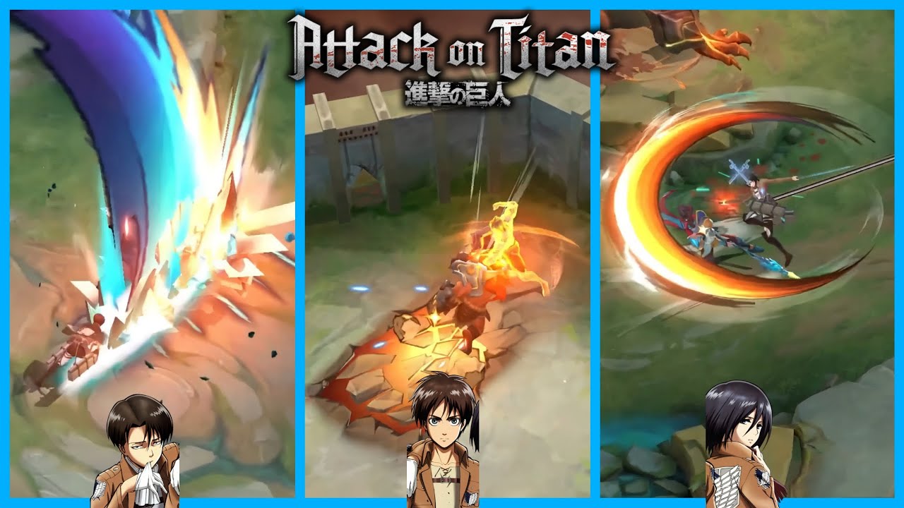 MLBB X AOT SKIN GAMEPLAY & SKILL EFFECTS - YouTube