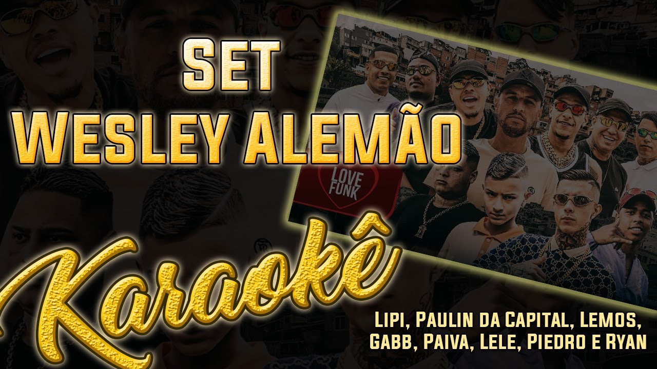 SET WESLEY ALEMÃO - Karaokê ( Instrumental Cover ) - YouTube
