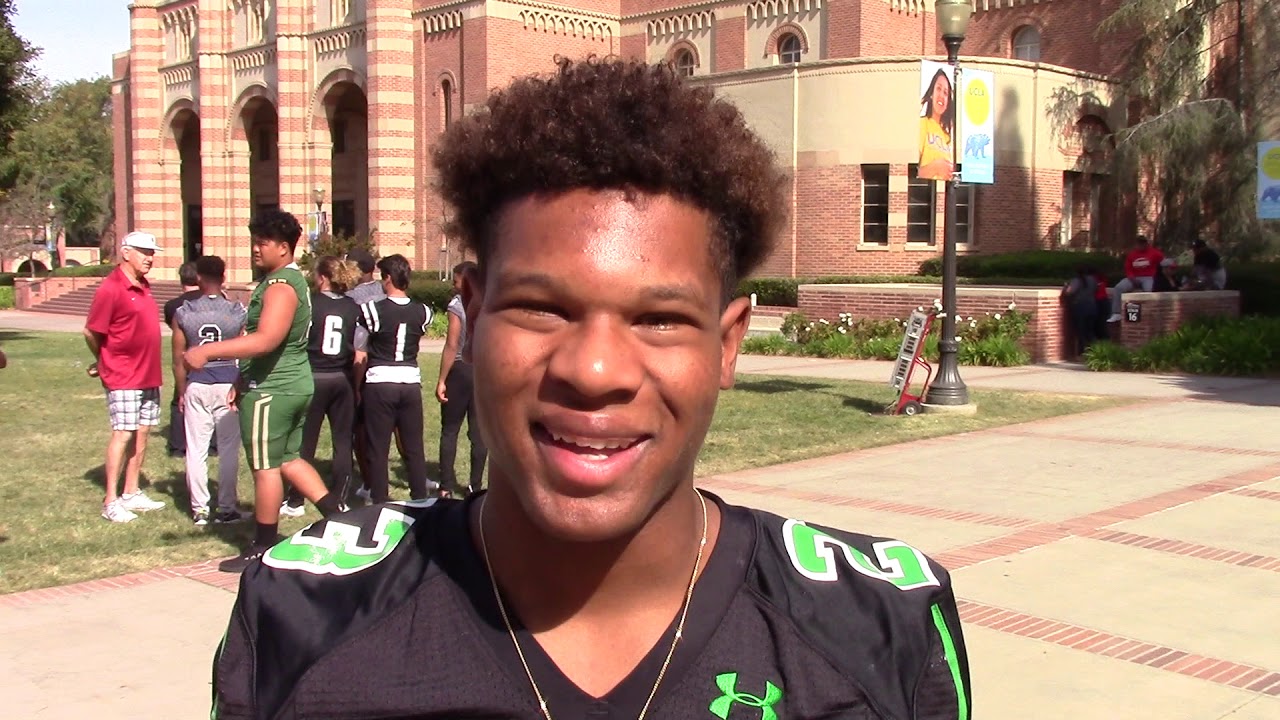 4-Star 2019 RB Cameron Davis April 2018 Interview - YouTube