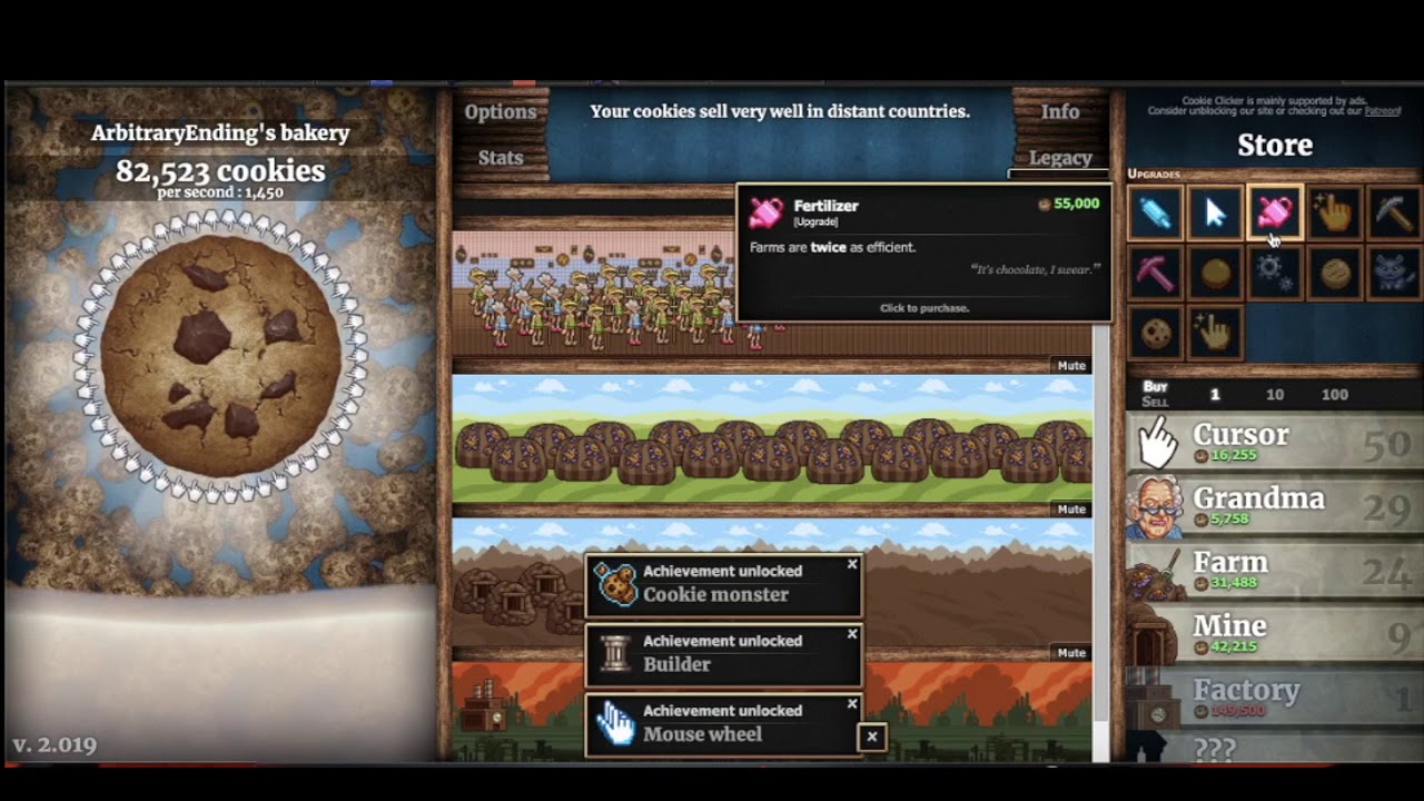 Buying 100 Cursors in Cookie Clicker (100 Subscriber special) - YouTube